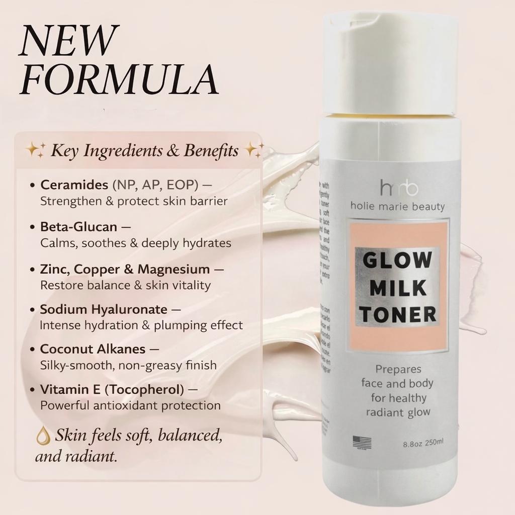 Glow Milk Toner 250 ml 0074 – Holie Marie Beauty